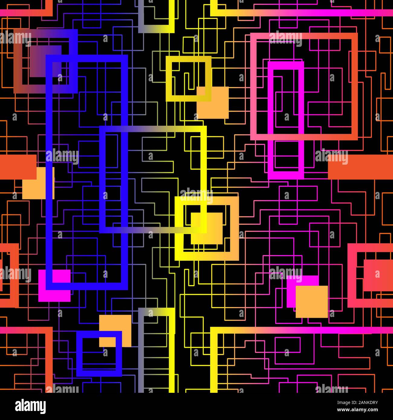 Colorful squares wallpaper hi-res stock photography and images - Alamy