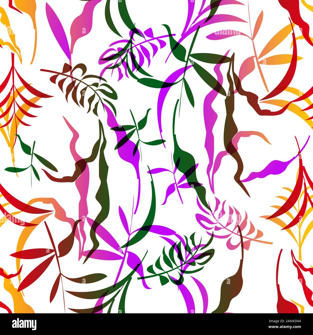 Seamless botanical exotic Cut Out Stock Images & Pictures - Alamy