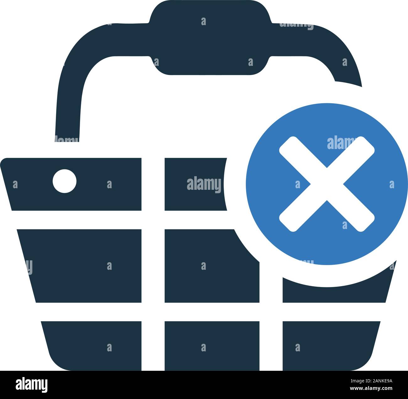 Well organized and fully editable Remove cart vector icon, delete from ...