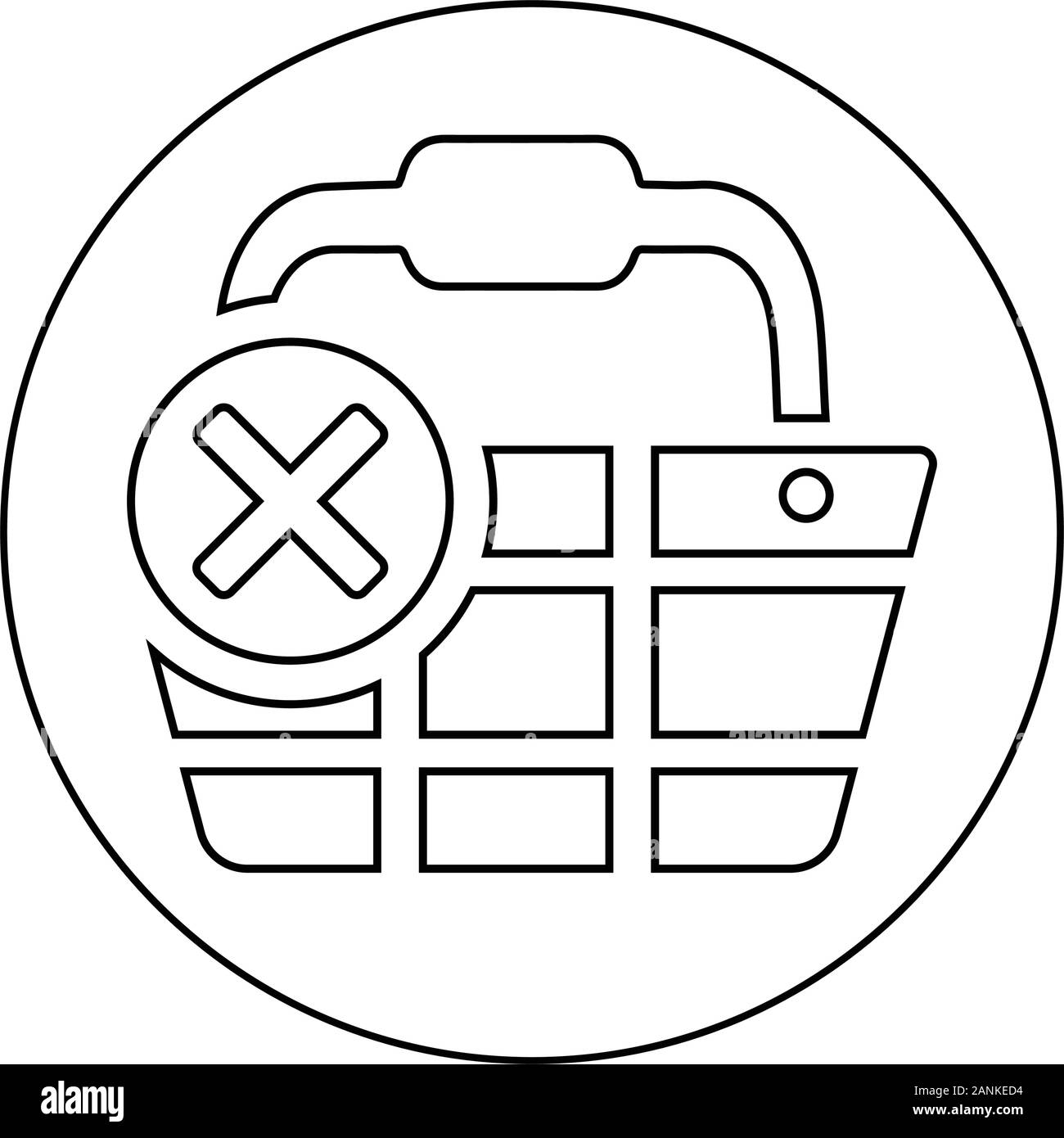 Well organized and fully editable Remove cart vector icon, delete from ...