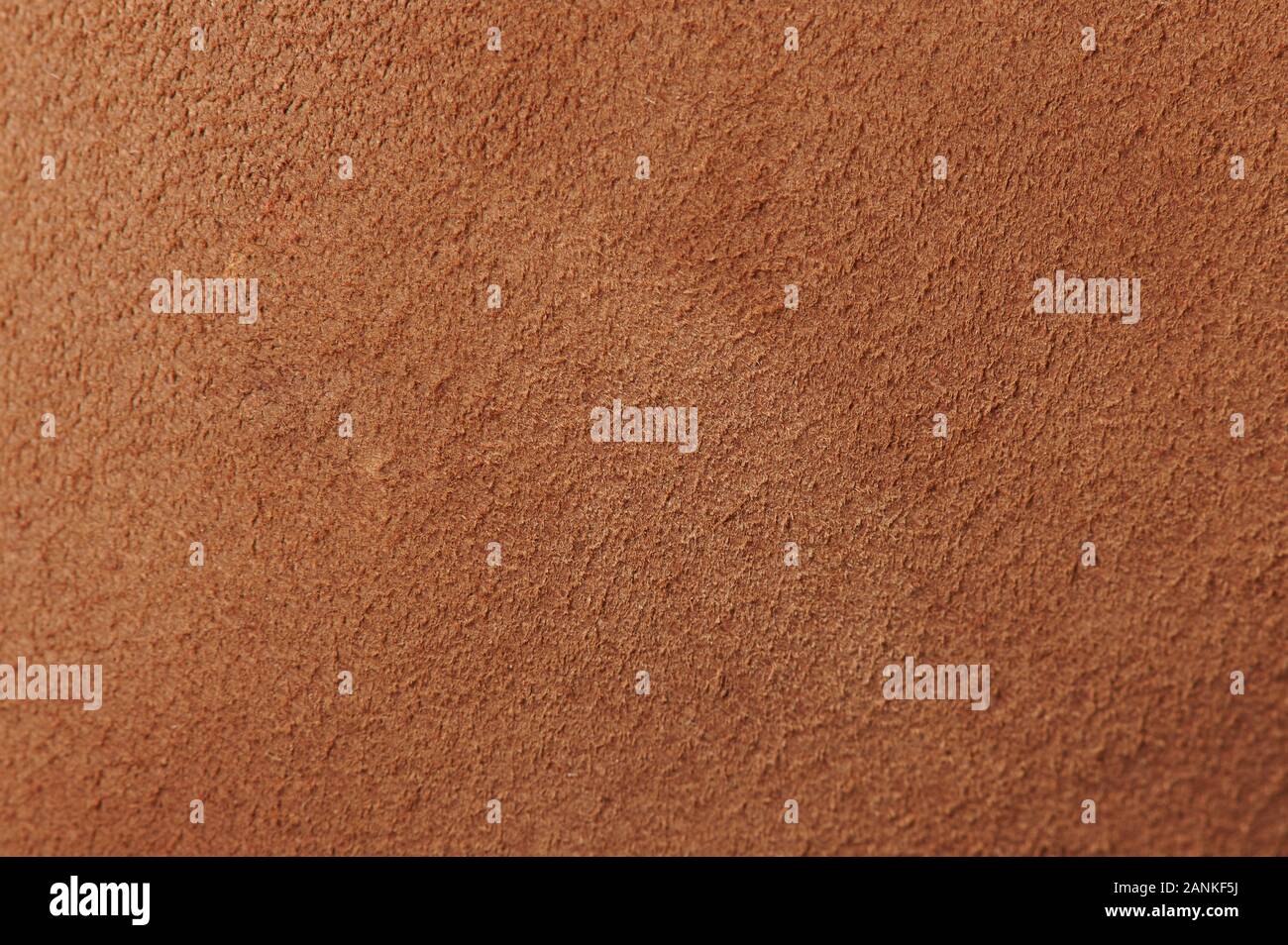 Plane surface of brown leather background macro view Stock Photo - Alamy