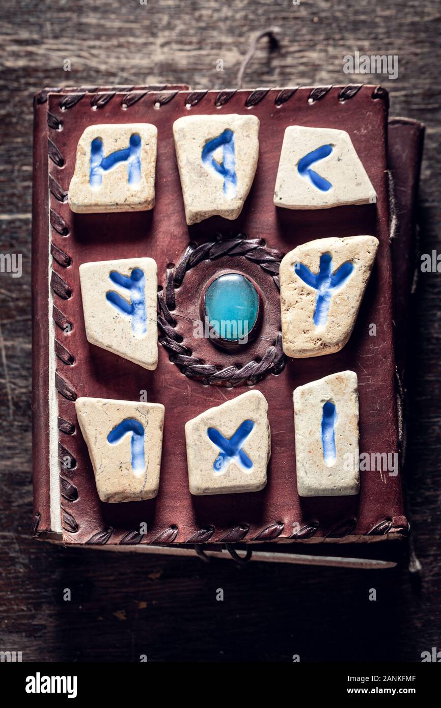 Extraordinary runic divination by stones based on futhark alphabet ...