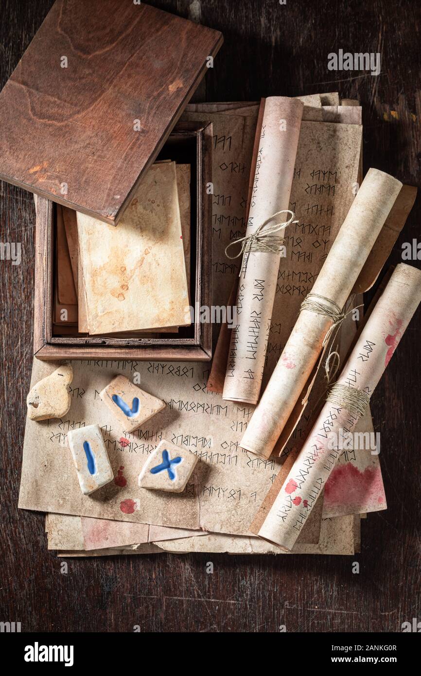 Viking scrolls hi-res stock photography and images - Alamy