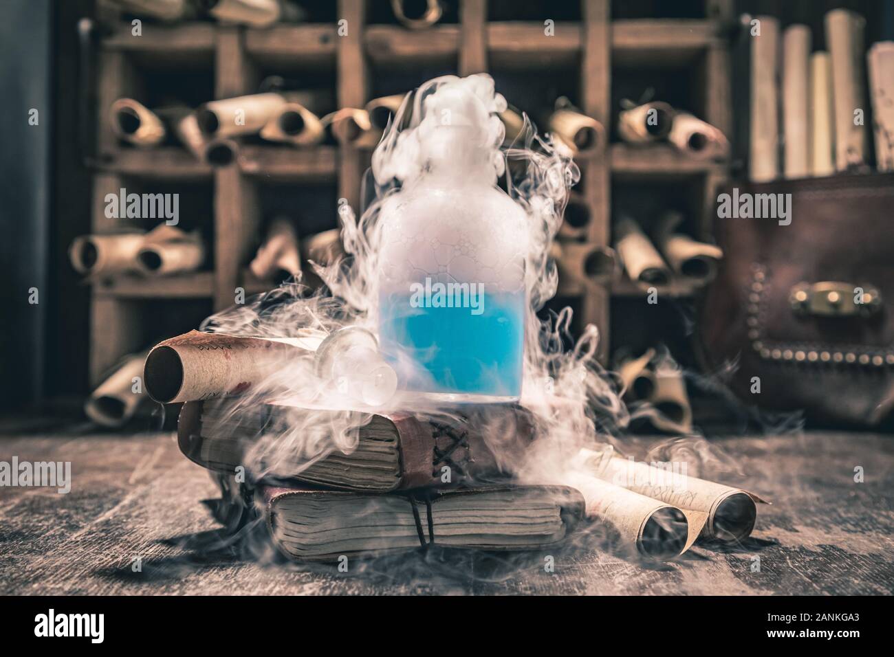 Alchemist laboratory hi-res stock photography and images - Alamy