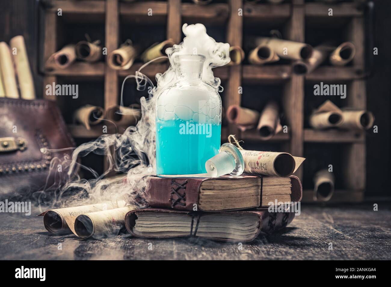 Alchemist laboratory hi-res stock photography and images - Alamy