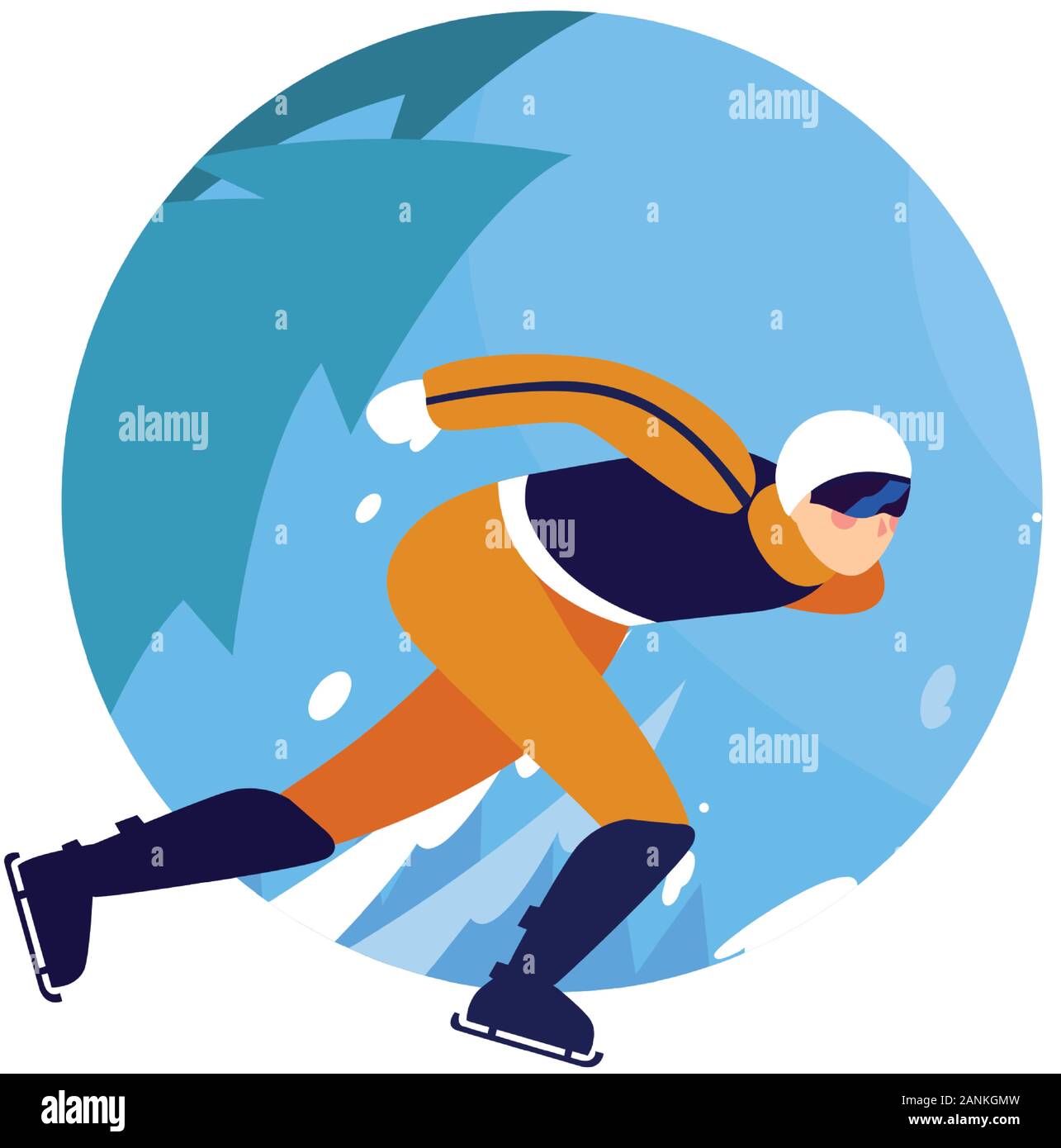 Ice dance show Stock Vector Images - Alamy