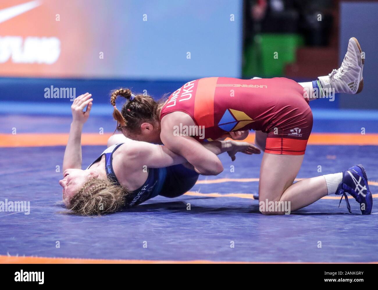 Rome, Italy, 17 Jan 2020, oksana livach (ukraine) vs whitney conder ...
