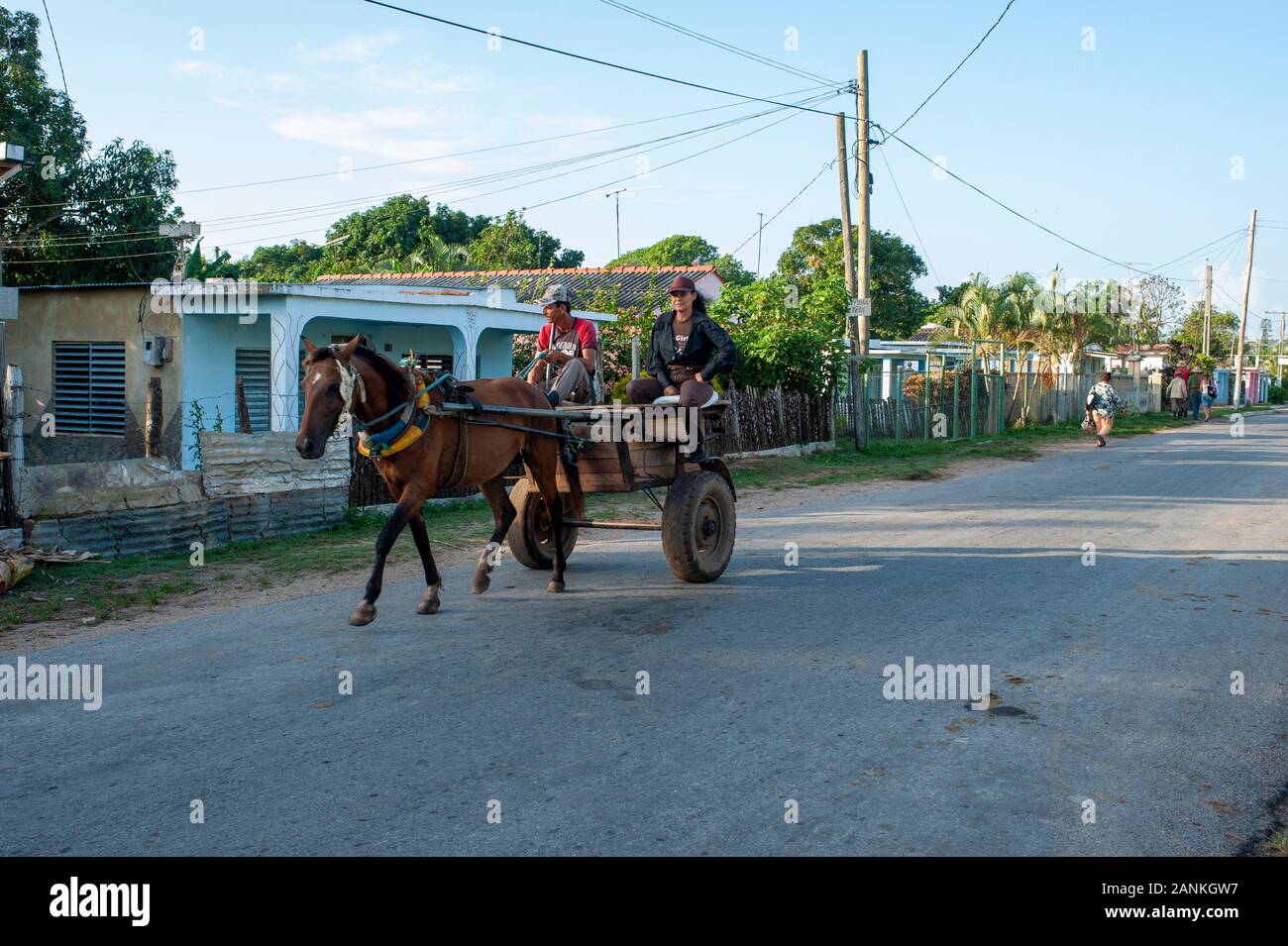 Street scene. El Cayuco, Pinar Del Río, Cuba Stock Photo - Alamy