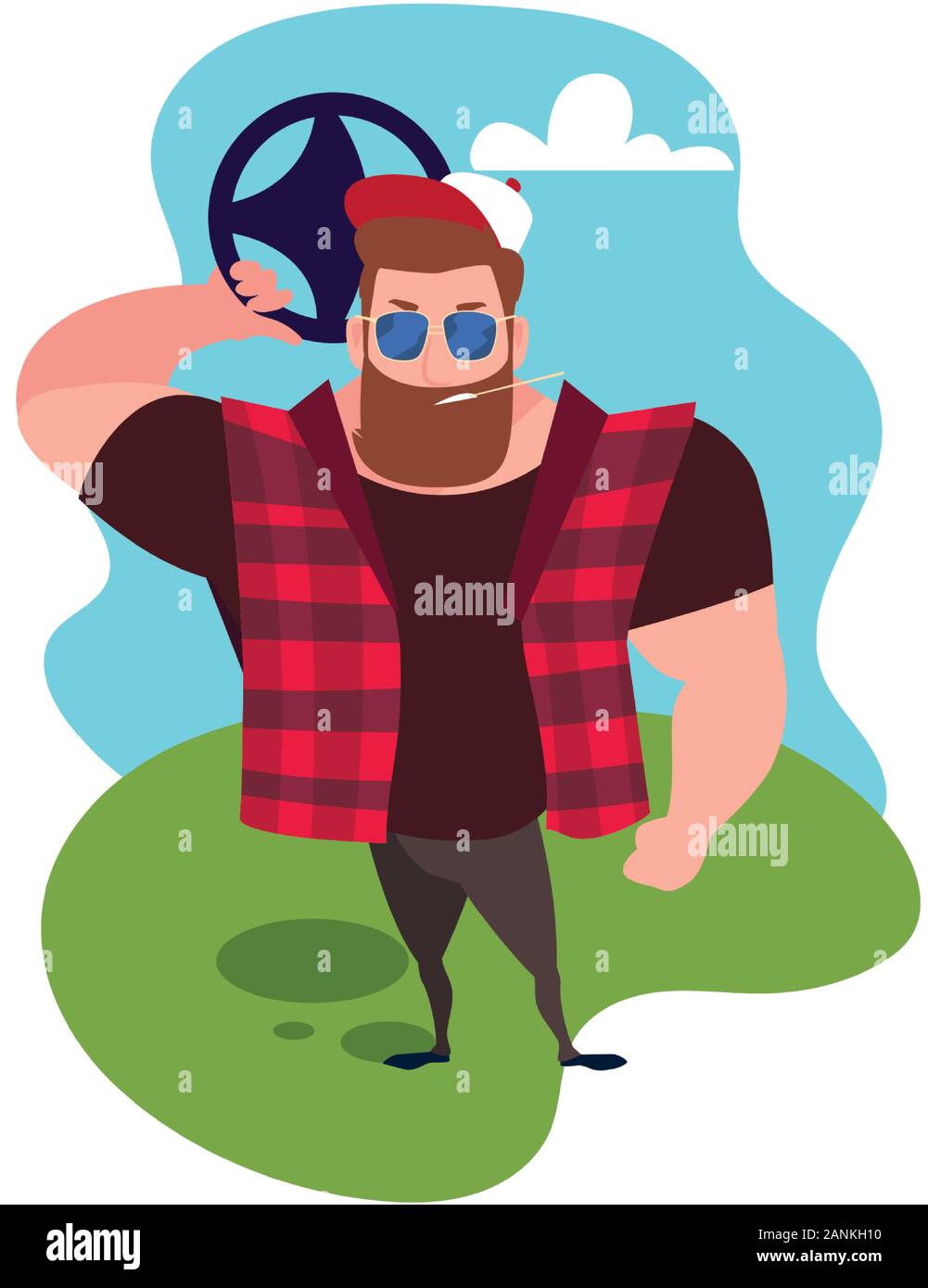 Holding steering Stock Vector Images - Alamy