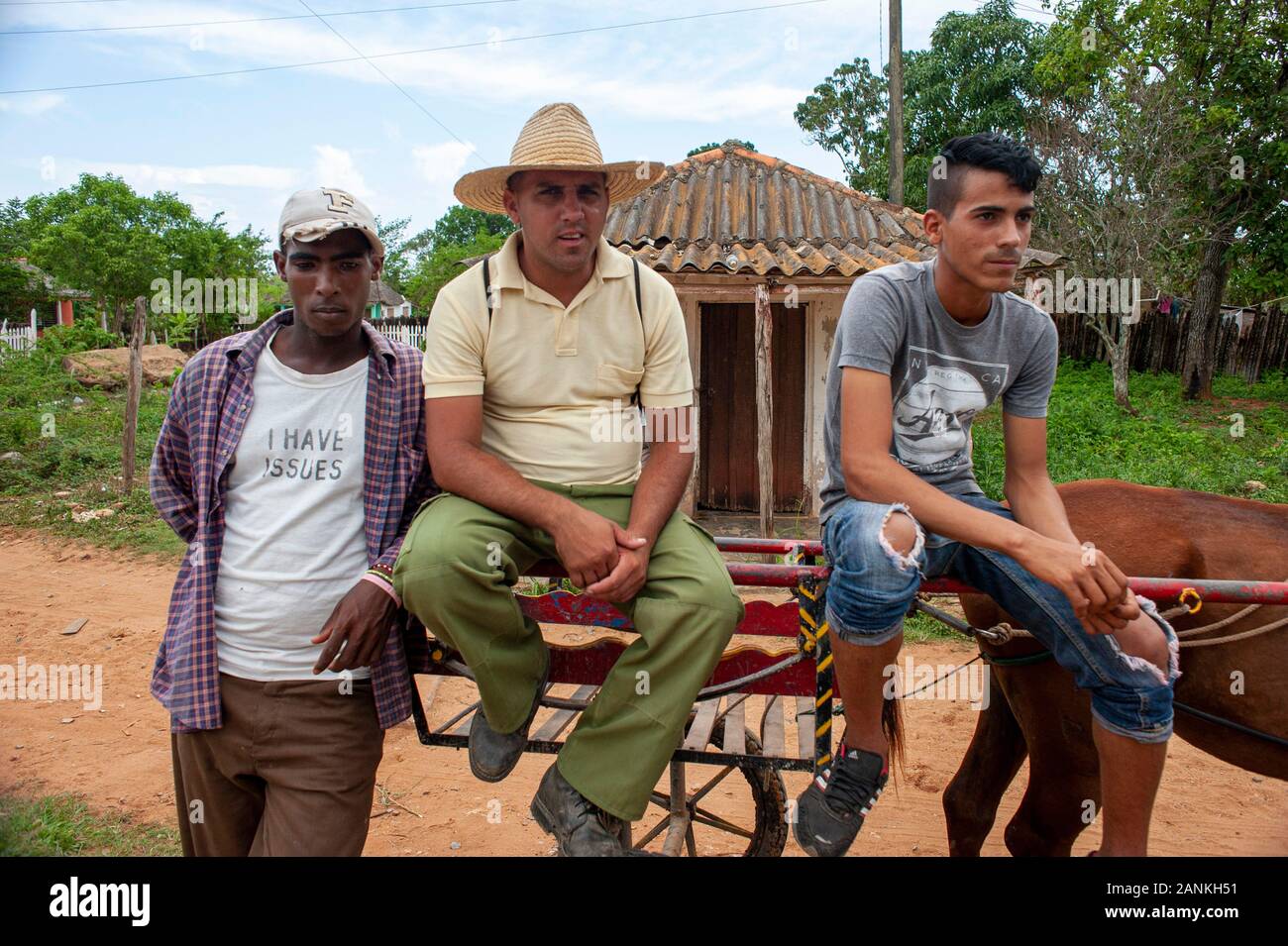 Street scene. El Cayuco, Pinar Del Río, Cuba Stock Photo - Alamy
