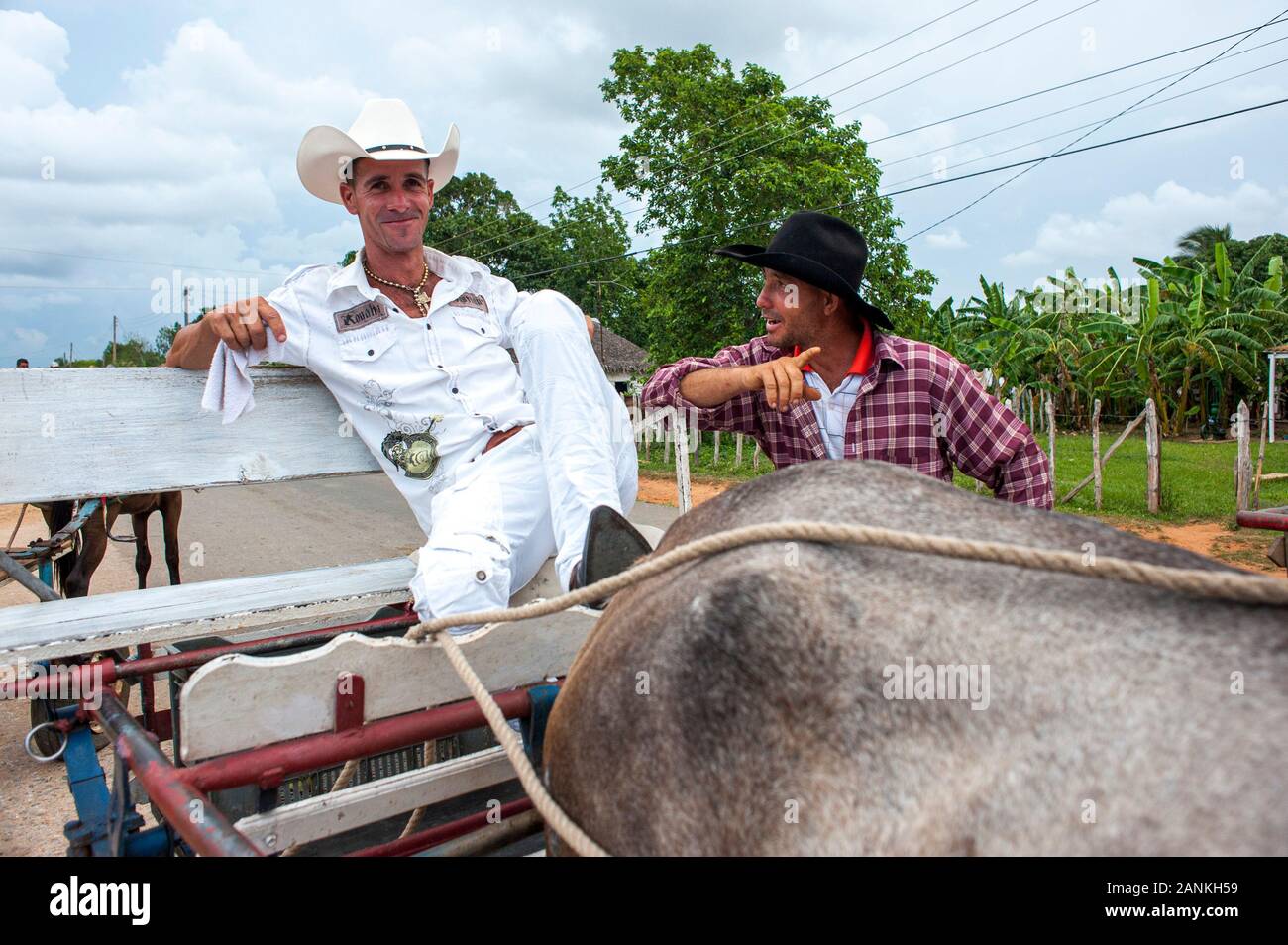 Street scene. El Cayuco, Pinar Del Río, Cuba Stock Photo - Alamy
