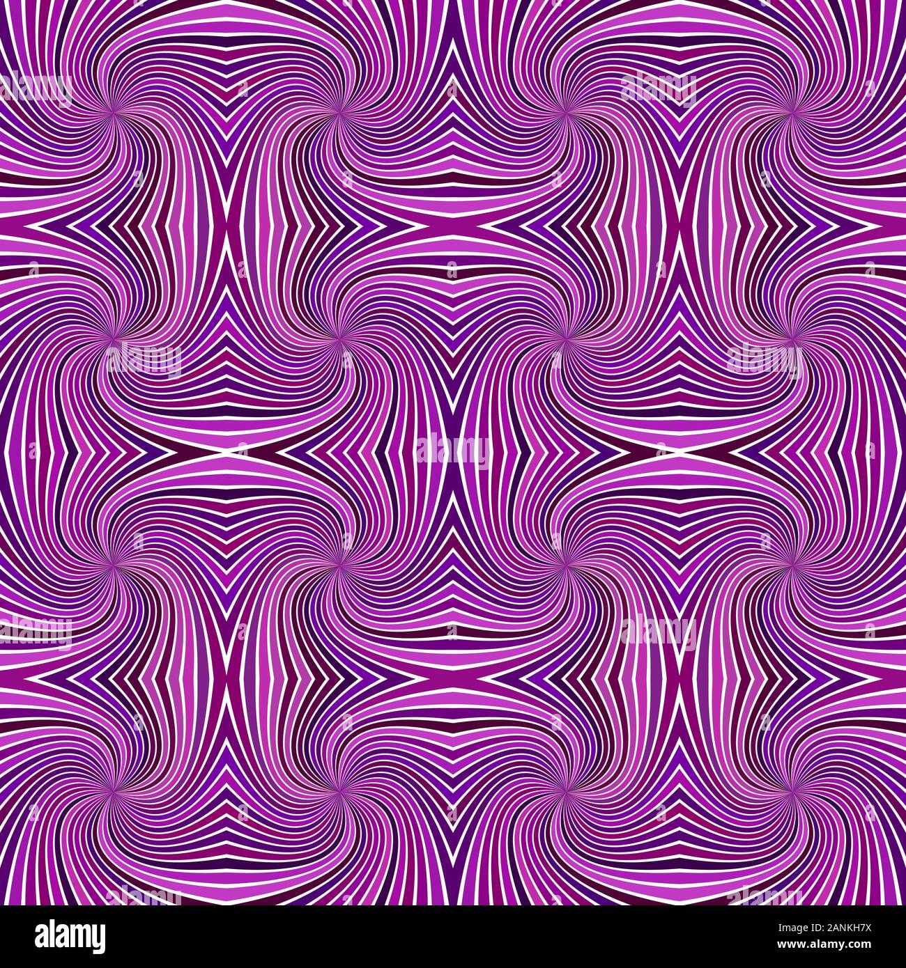 Purple seamless psychedelic abstract spiral ray stripe pattern ...