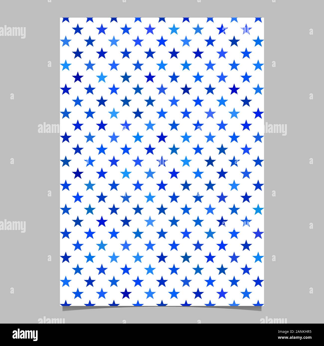 Abstract seamless pentagram star pattern page template background ...