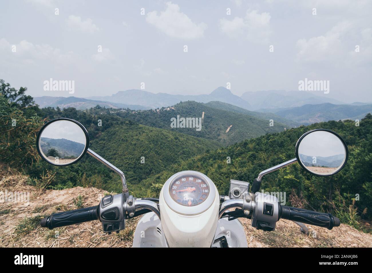 Motorcycle handlebars hi-res stock photography and images - Alamy