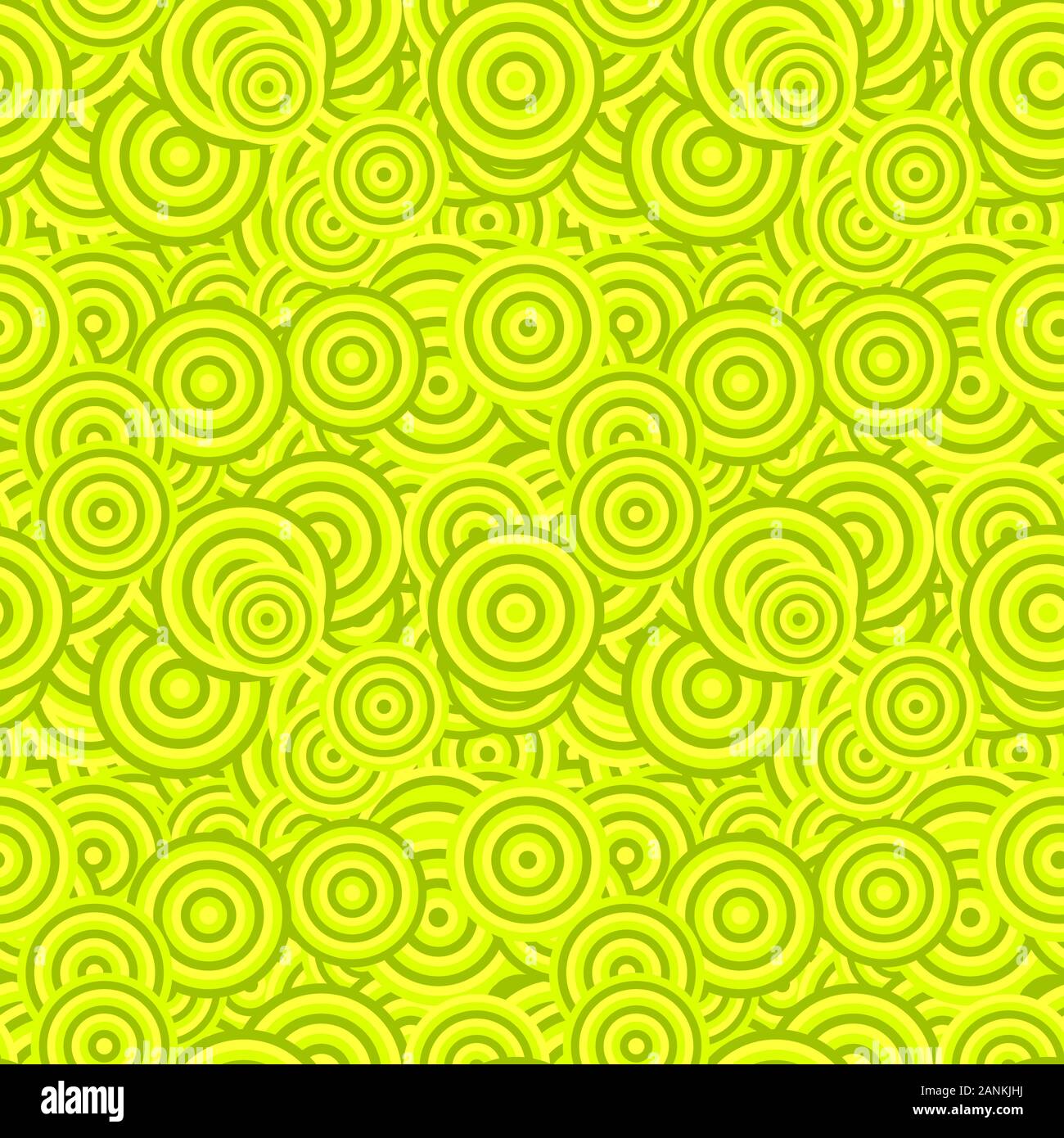 Abstract Repeating Circle Pattern Design Background Color Vector Graphic With Concentric Rings