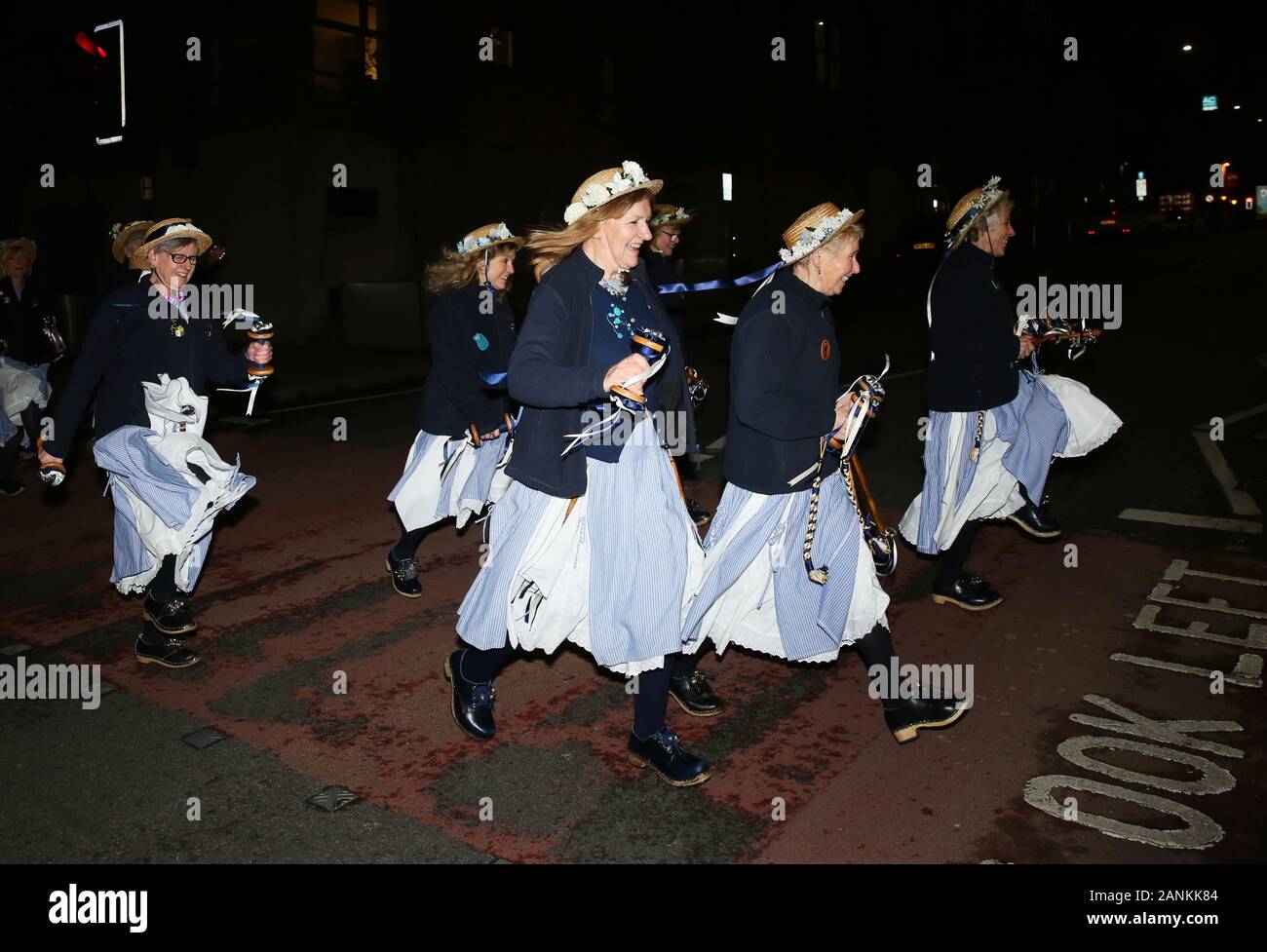 Manchester, UK. 17th January,2020. Wassail, once a Pagan 12th night ...