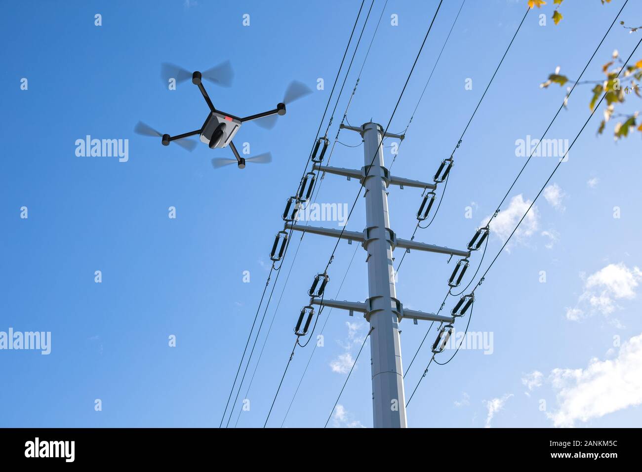 Electricity line inspection hi-res stock photography and images - Alamy