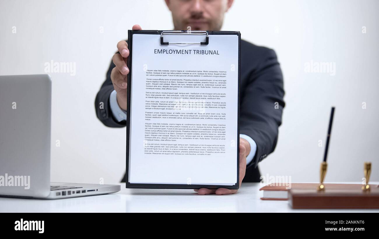 Employment tribunal hi-res stock photography and images - Alamy