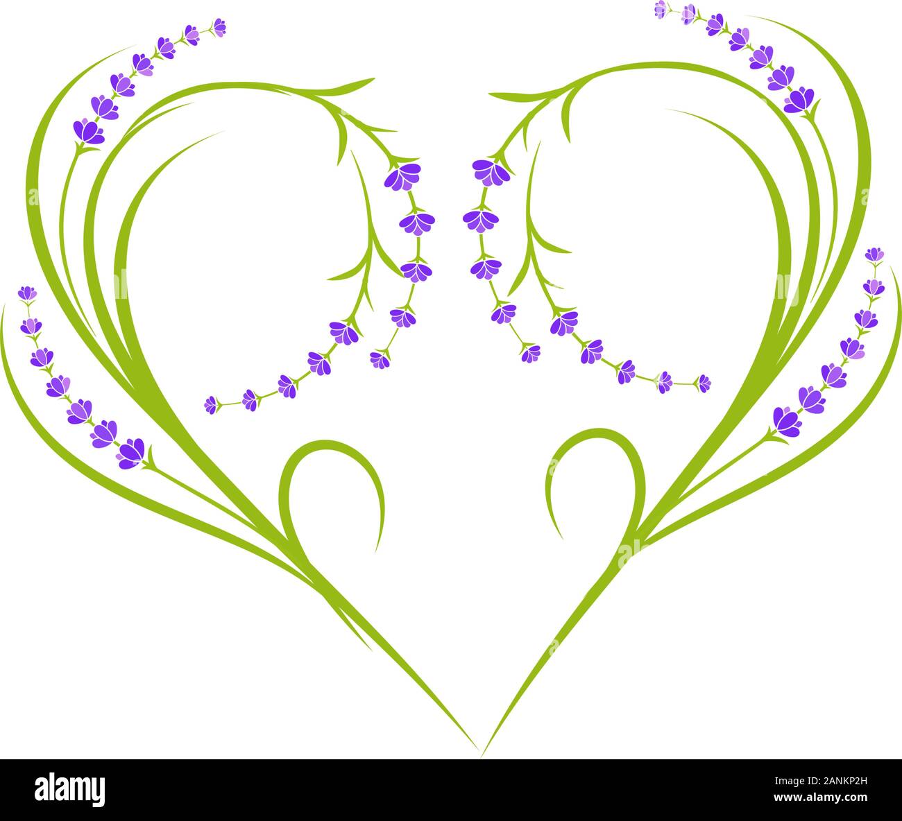 Lavender flower Vector icon illustration design Template Stock Vector ...