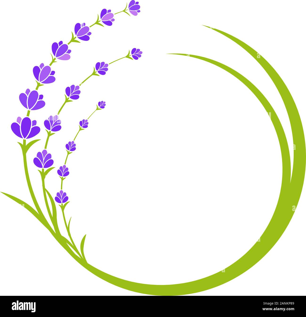 Lavender flower Vector icon illustration design Template Stock Vector ...