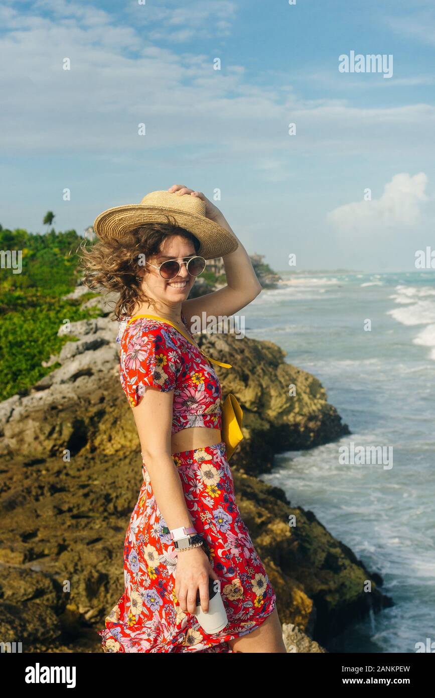 Dress model tulum hi-res stock photography and images - Alamy