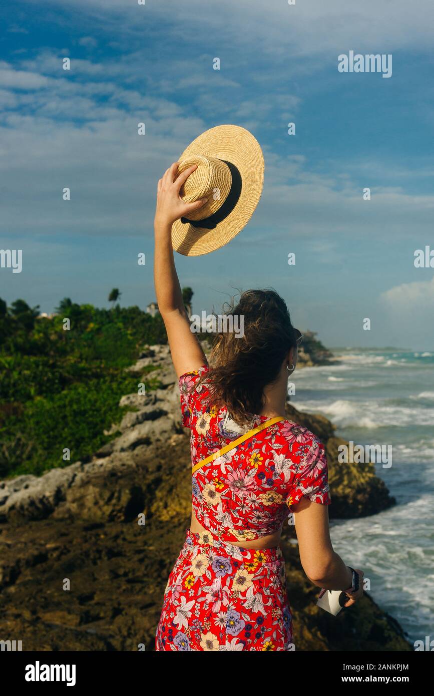 Dress model tulum hi-res stock photography and images - Alamy