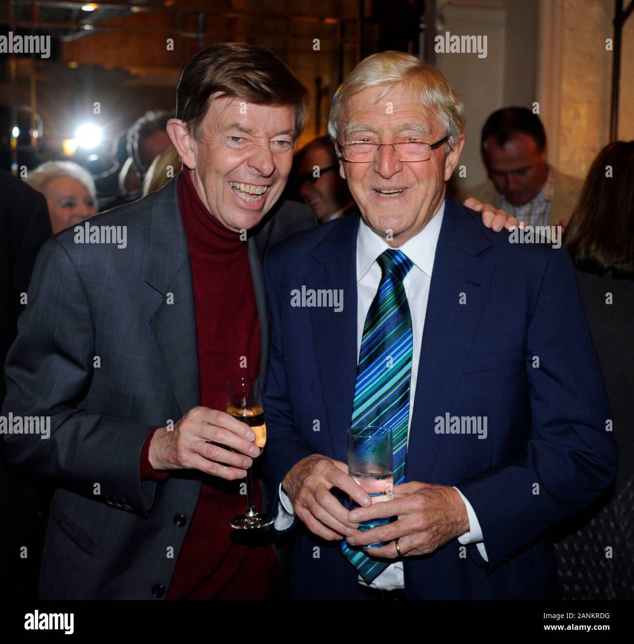 Sir Michael Parkinson celebrating the launch of his book 'Parky My ...