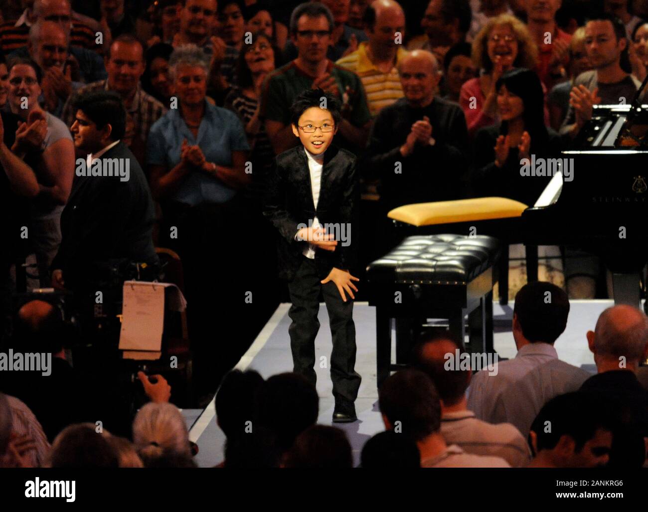 American music prodigy 9 year old Marc Yu performing at the BBC proms ...
