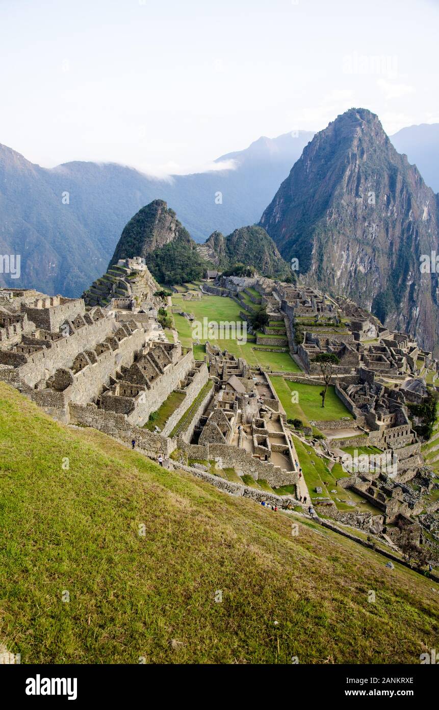 The lost Incan city Macchu Picchu, which was abandoned completely for ...