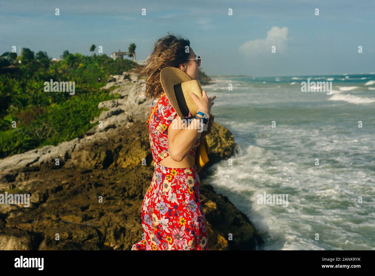 Dress model tulum hi-res stock photography and images - Alamy