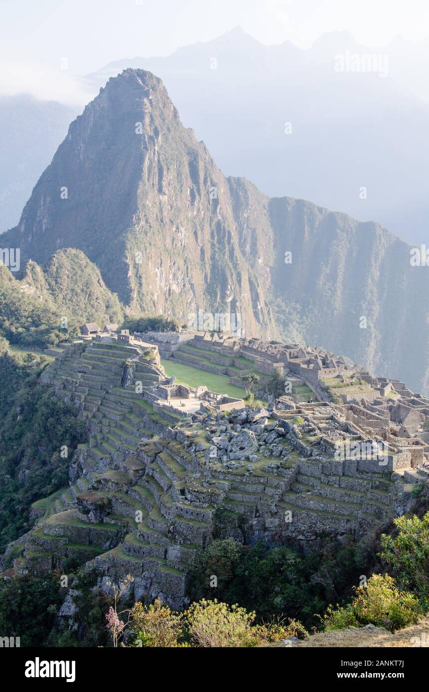 The lost Incan city Macchu Picchu, which was abandoned completely for ...