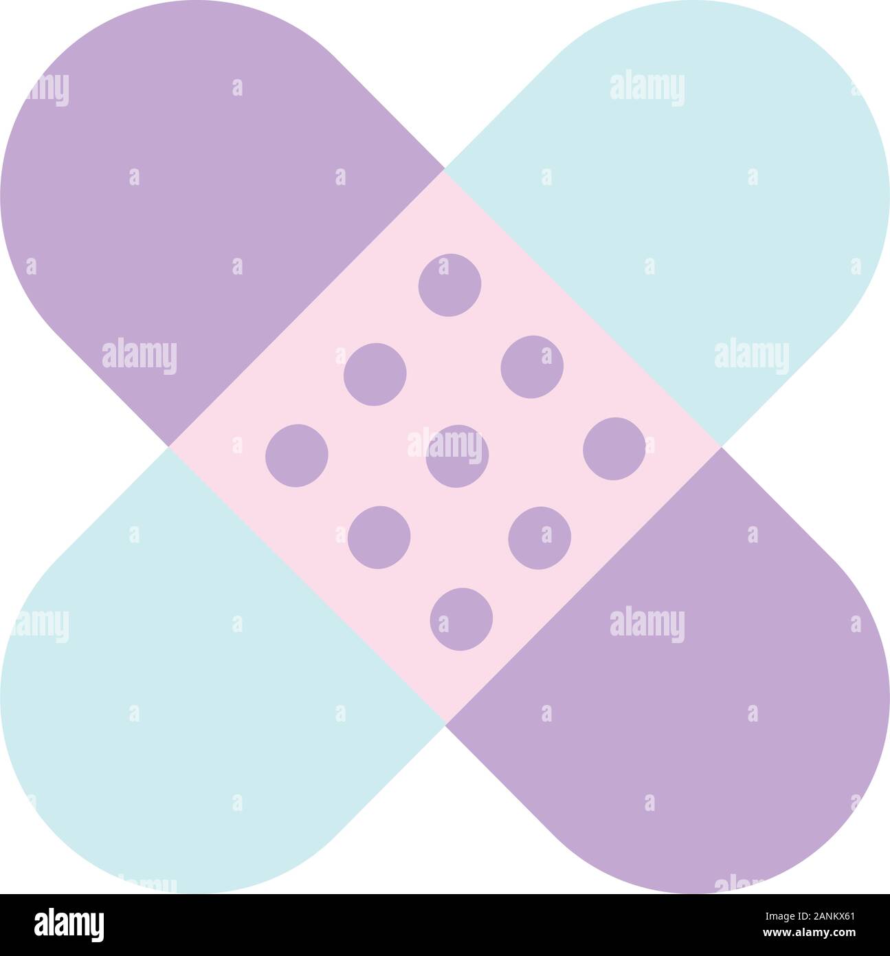 first aid bandage healing health icon vector illustration Stock Vector ...