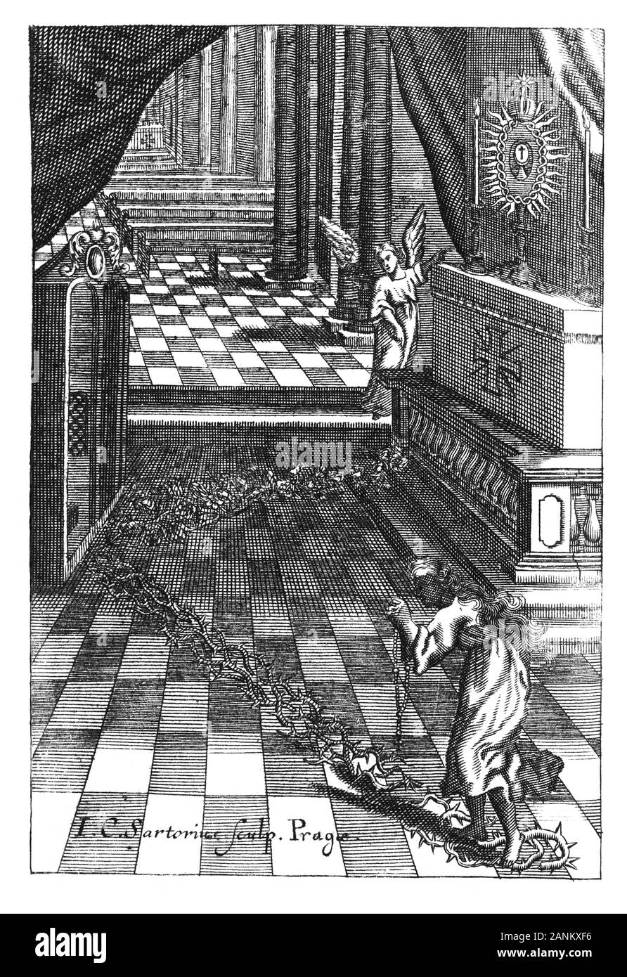 Confessional in old church in Cut Out Stock Images & Pictures - Alamy