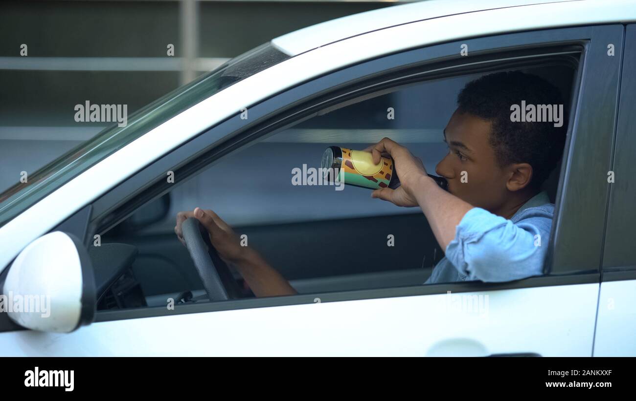 Drunk driver african hi-res stock photography and images - Alamy