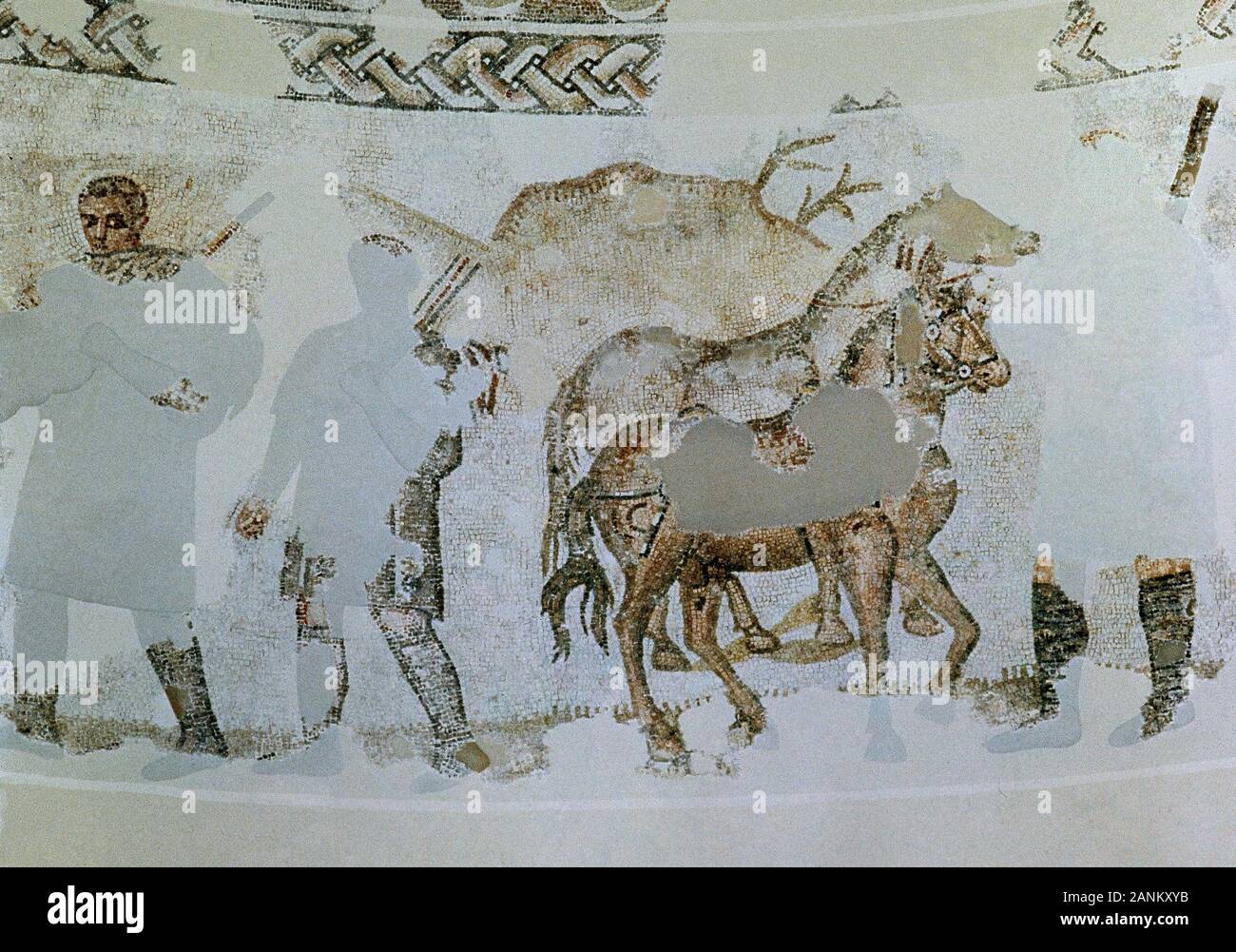 MOSAICO DE LA CUPULA DEL MAUSOLEO DE CENTCELLES - SIGLO IV. Location ...