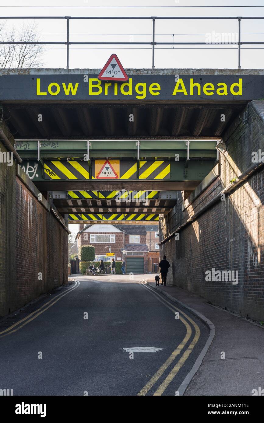 Low Bridge at Knebworth Stock Photo - Alamy