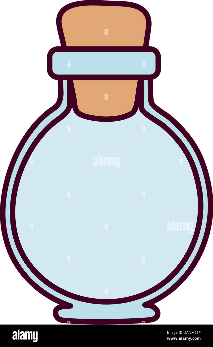jar glass with cork empty icon over white background vector ...