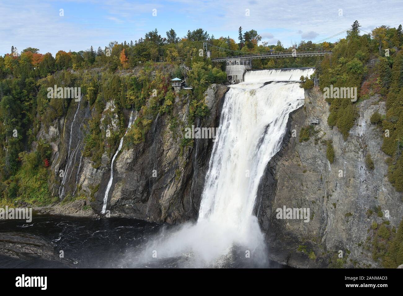Montmorency Falls // Chute-Montmorency North of Quebec City, Quebec ...