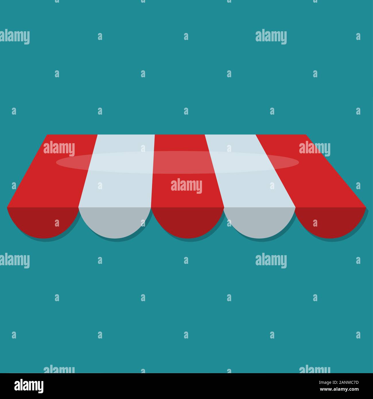 awning store isolated vector illustration symbol Stock Vector Image ...