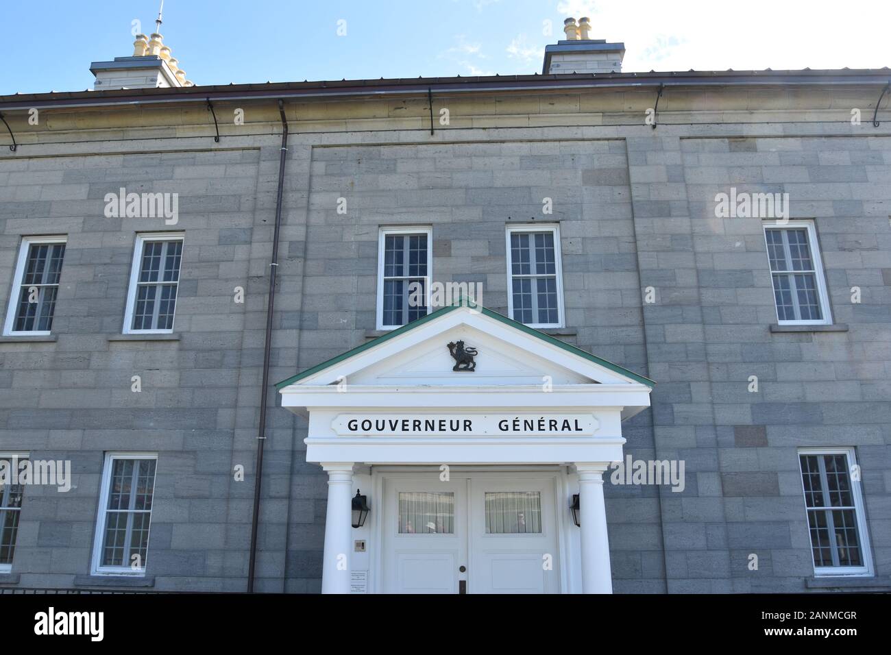 Residence of the Governor General of Canada at the Citadelle of Quebec ...