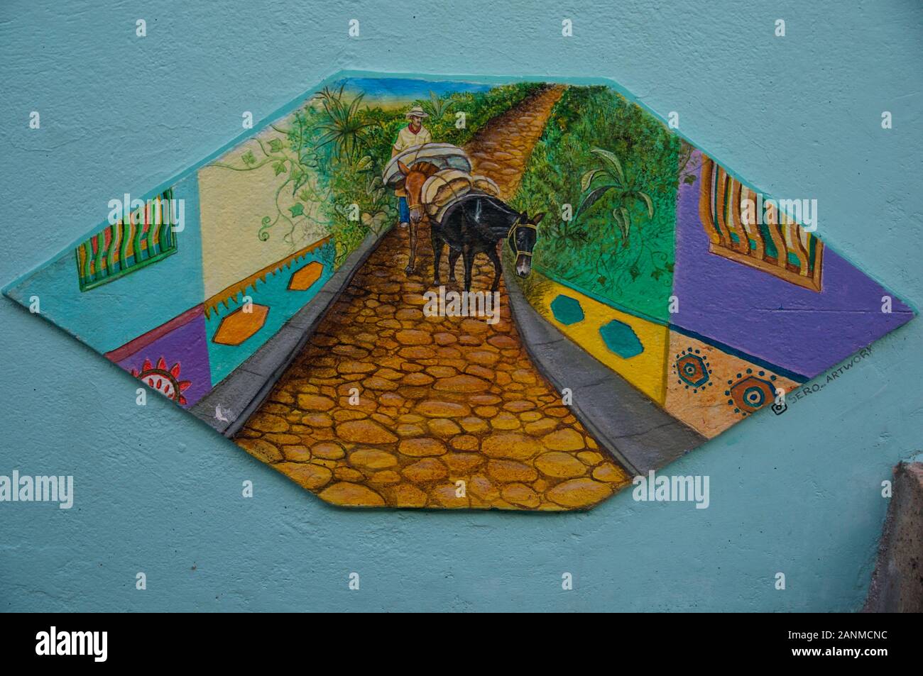 Decorated donkey cart hi-res stock photography and images - Alamy