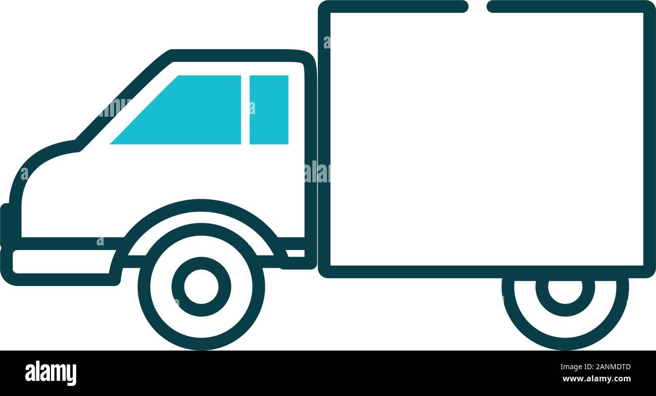 Isolated delivery truck vector design Stock Vector Image & Art - Alamy