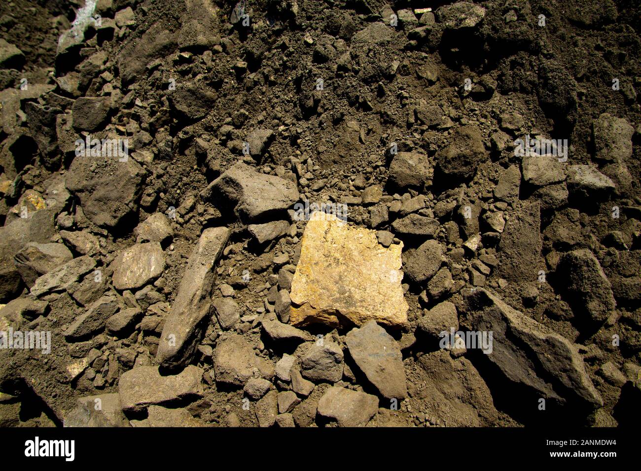 Massive Sulfide Nickel Ore Rock Stock Photo - Alamy
