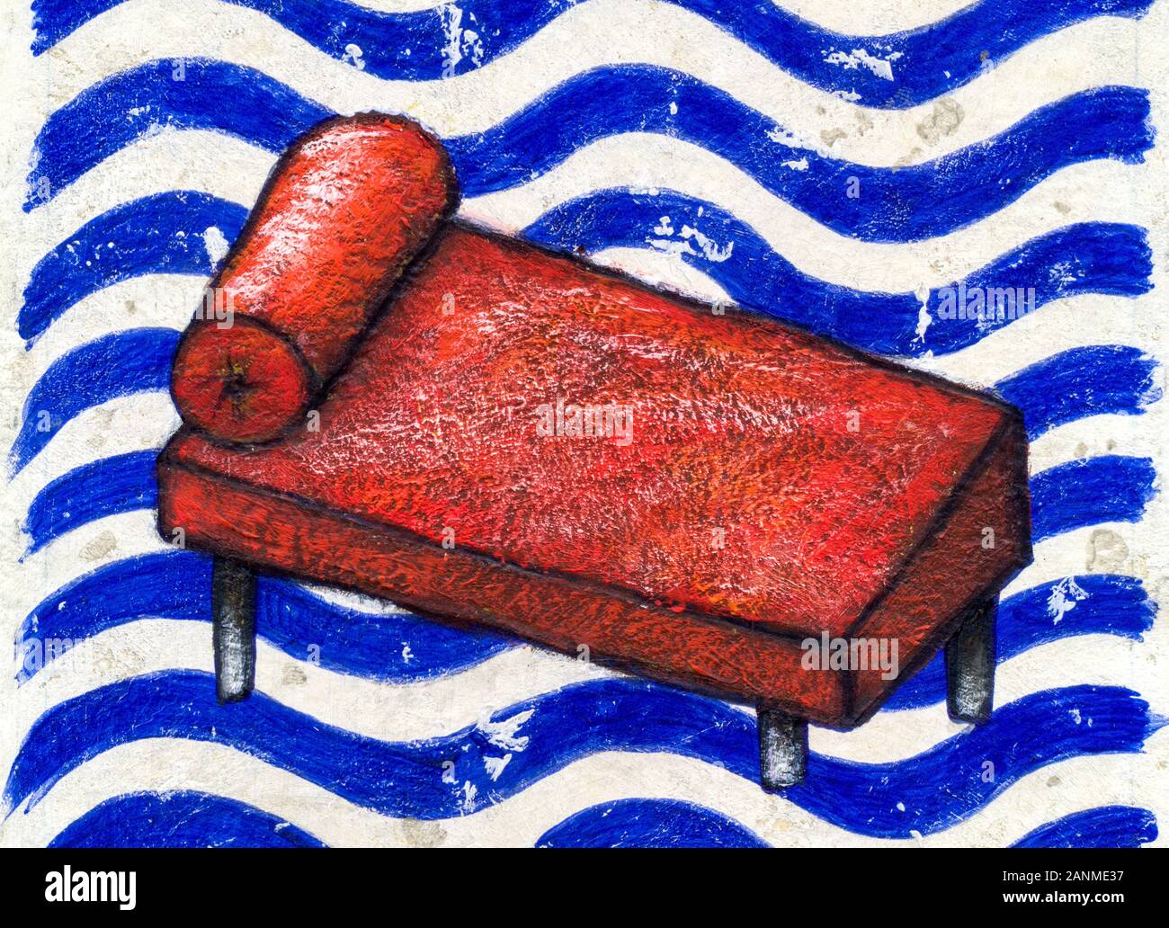Freud couch cartoon hi-res stock photography and images - Alamy