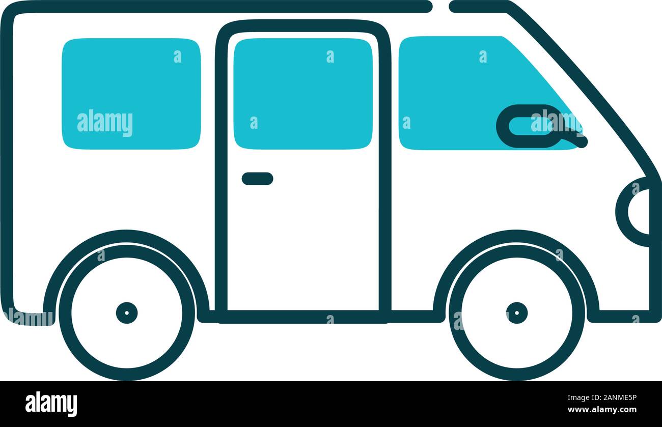 Isolated van car vehicle vector design Stock Vector Image & Art - Alamy