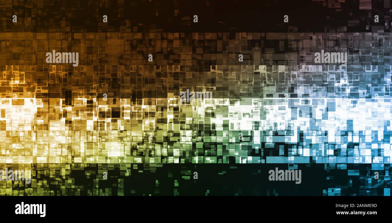 Information Technology Platform and Database System Concept Stock Photo ...