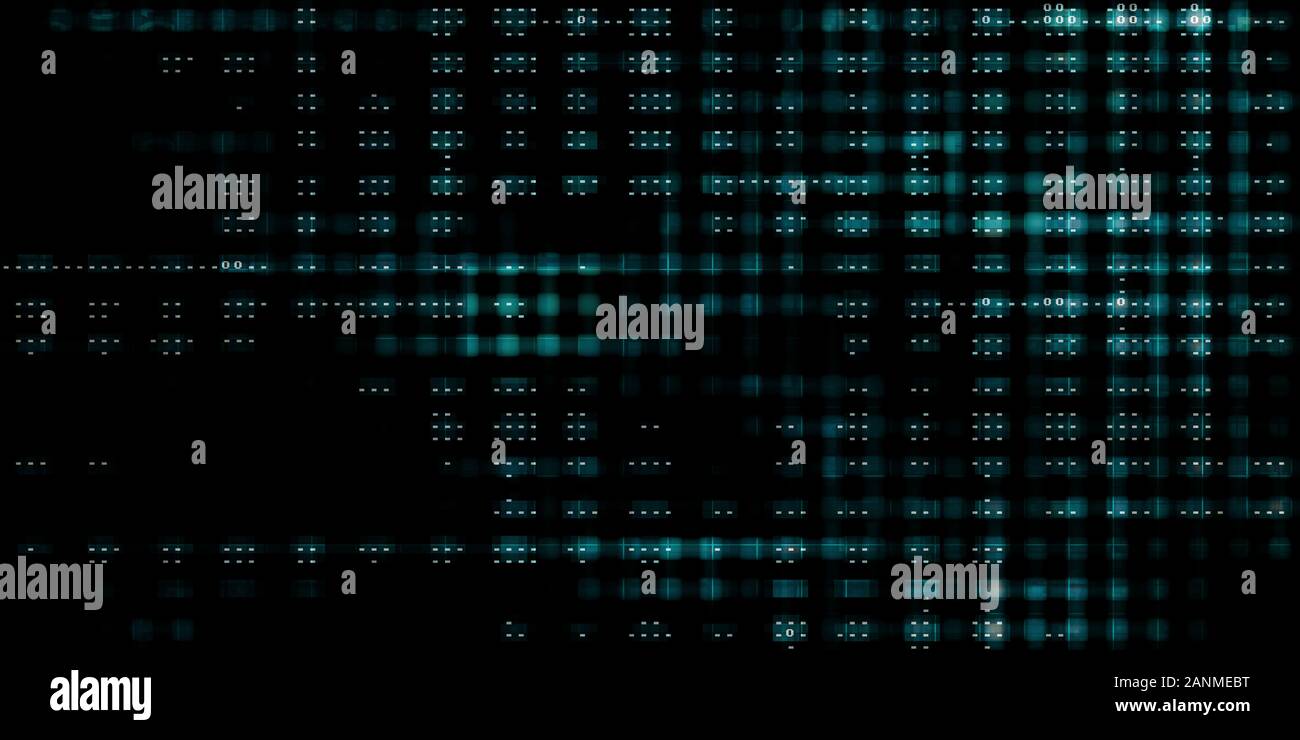 Web Information Technology Art of the Future Stock Photo - Alamy