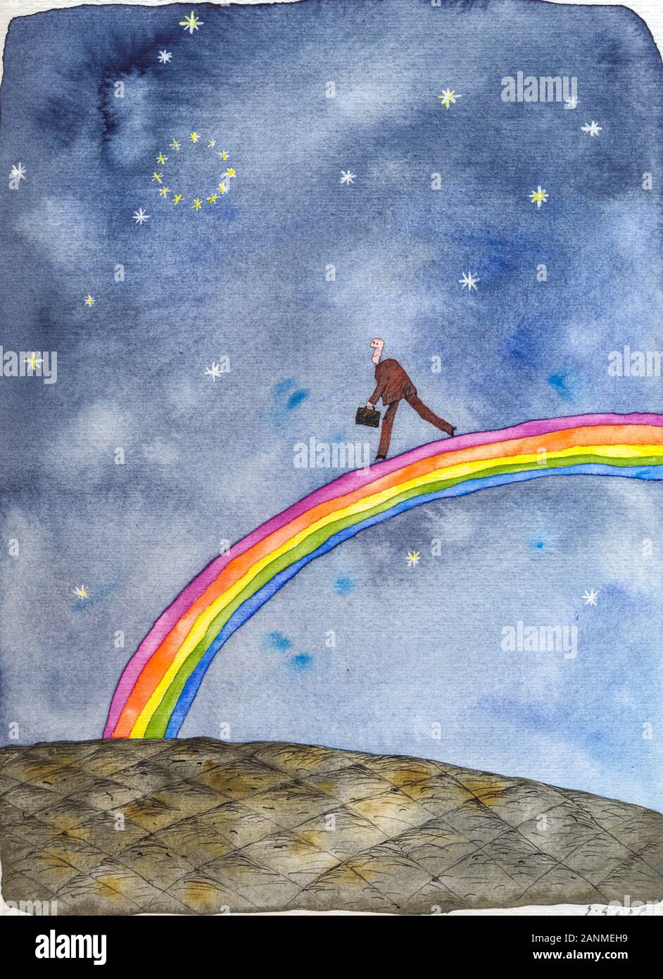 Der Traum von Europa - European Dream Stock Photo - Alamy