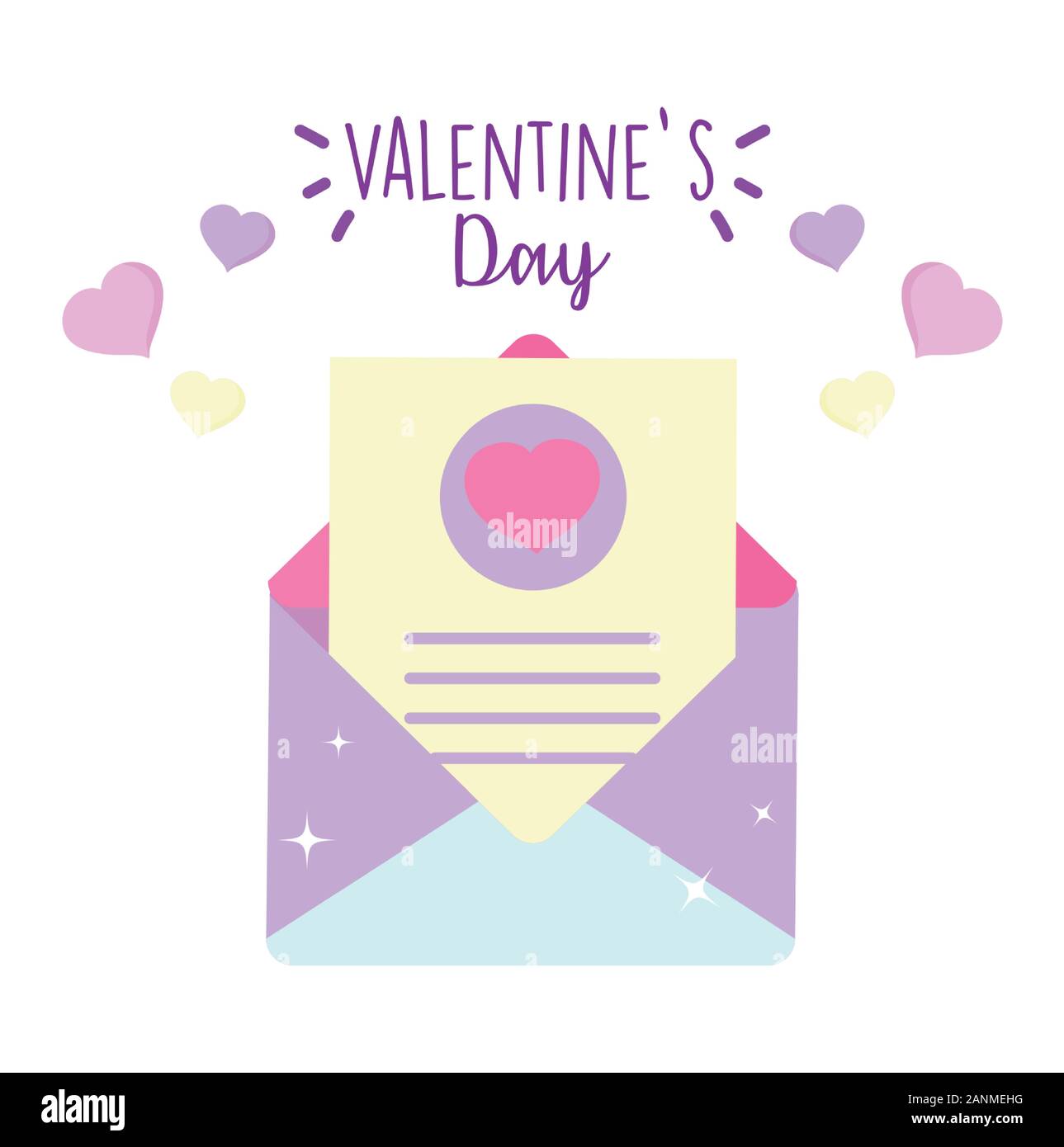 happy valentines day, envelope message letter hearts love romantic ...