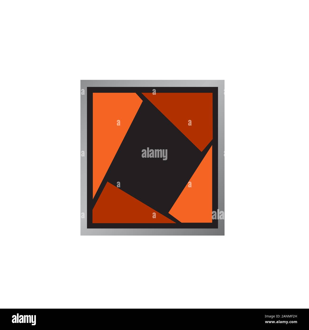 Square logo vector art hi-res stock photography and images - Alamy